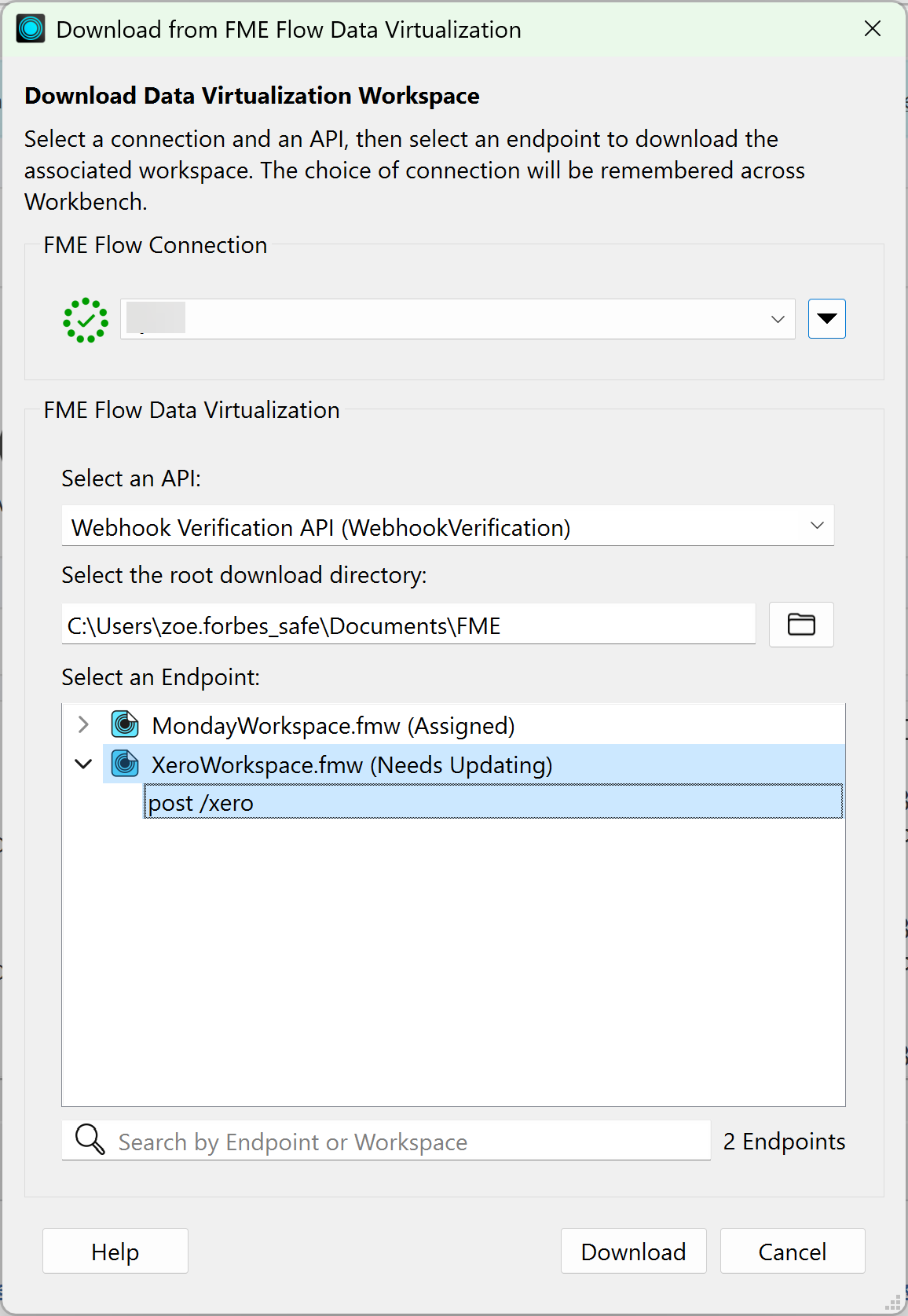 Webhook Verification Using Data Virtualization – FME Support Center