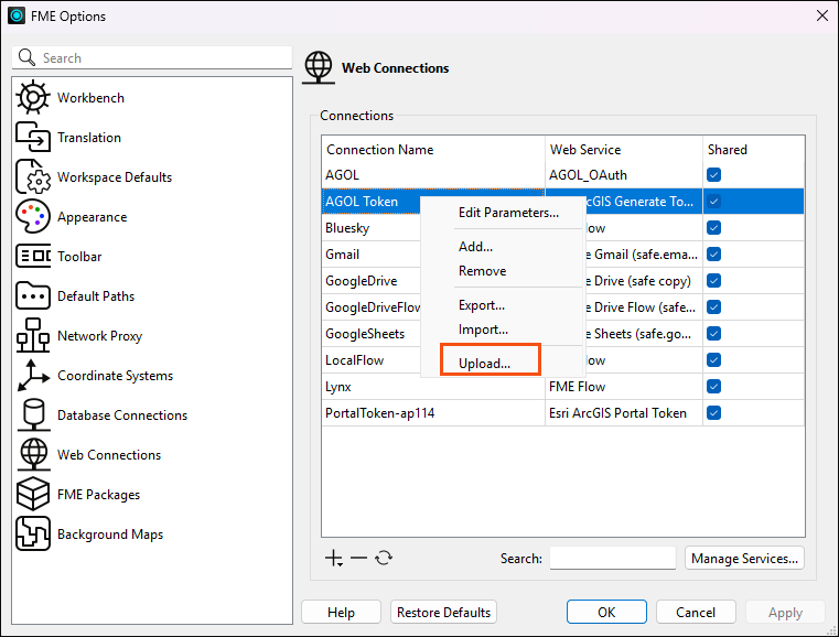 How to Create an ArcGIS Online or Enterprise Web Connection (Token ...