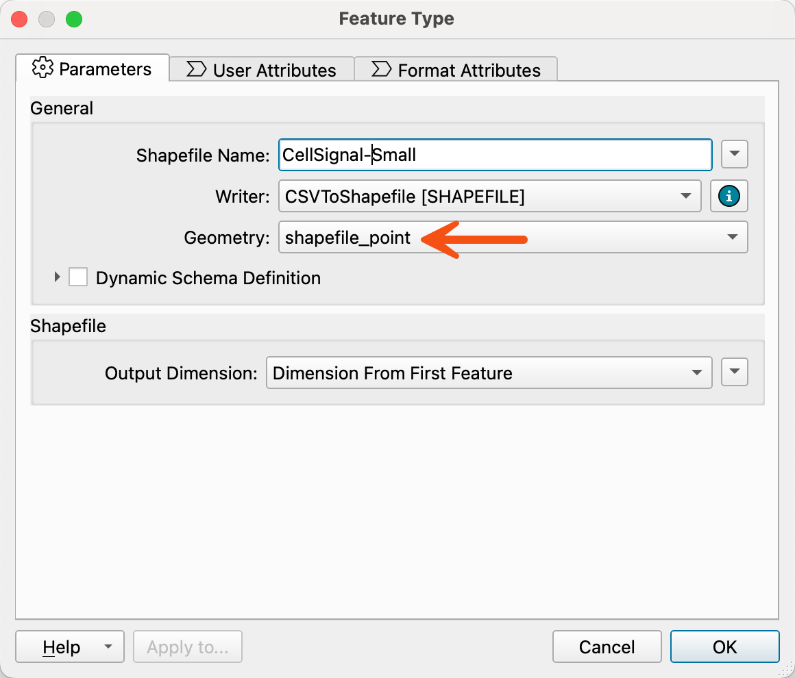 How to Convert CSV to Shapefile (Non-spatial to Spatial) – FME Support Center