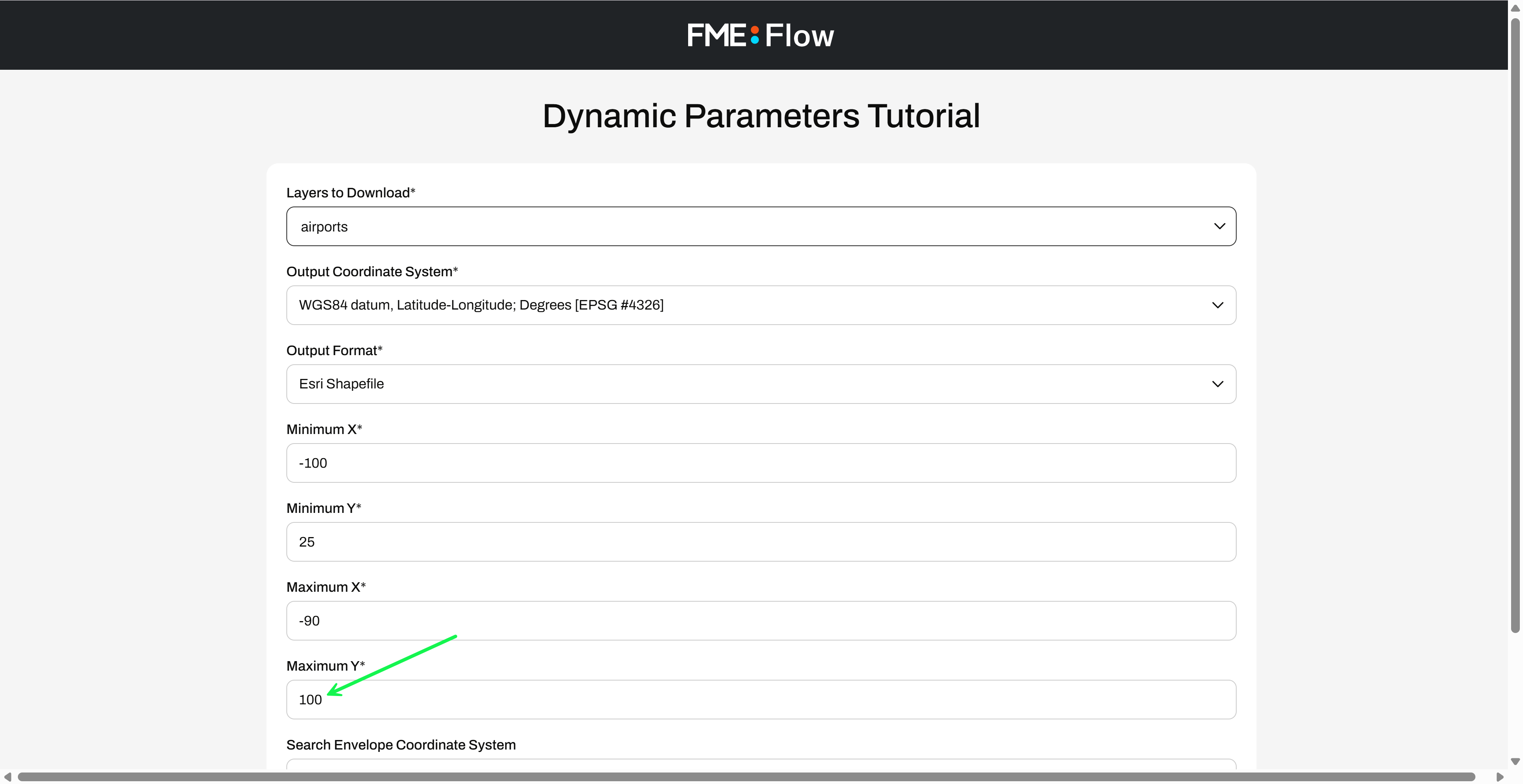 Dynamic Parameter Configurations in FME Flow Apps – FME Support Center